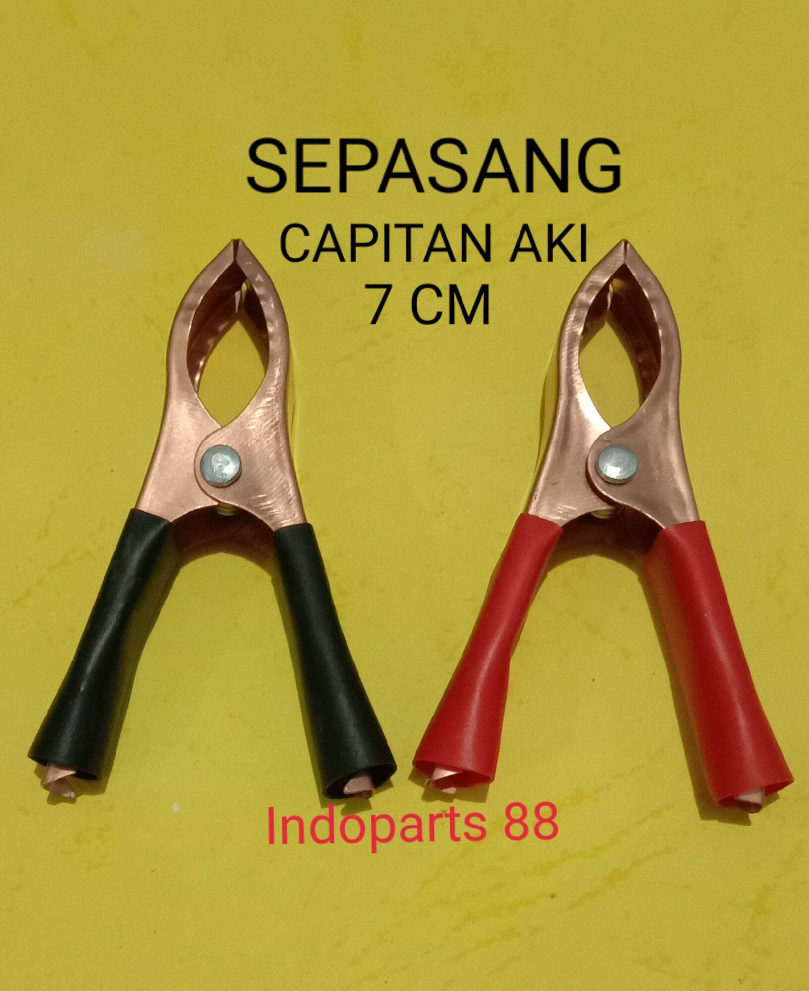 (1 PASANG) CAPIT AKI /CAPITAN AKI 7CM /JEPIT AKI /JEPITAN AKI /CAPIT ...