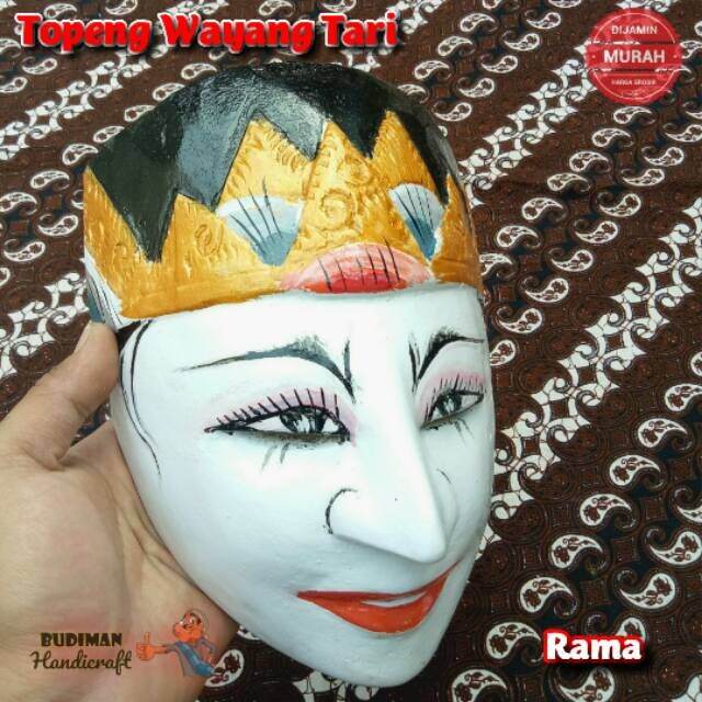 Topeng Wayang Tari Klana Karakter Rama | Lazada Indonesia