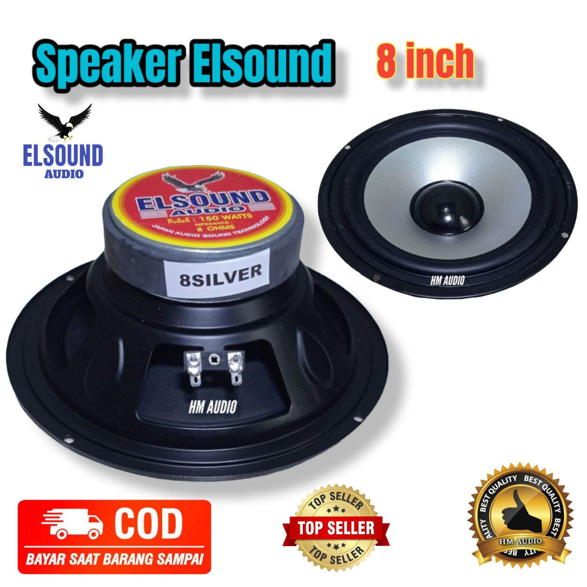Speaker 8 inch Speaker Woofer Elsound Speaker Elsound 8 inch | Lazada ...