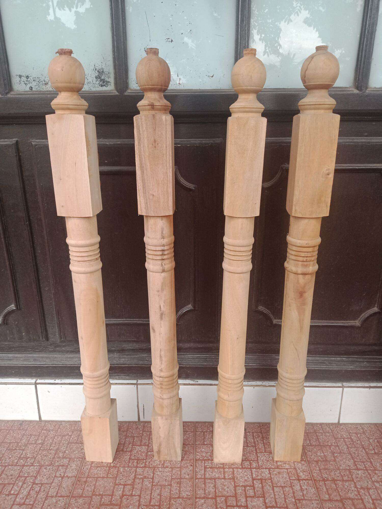 saka/tiang tangga bahan kayu jati | Lazada Indonesia