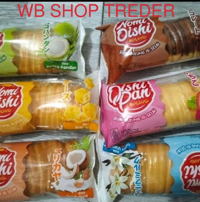 OISHI ROTI GULUNG ( NOMI OISHI ) 1 DUS ISI 60 PCS exp 3 bulan | Lazada ...