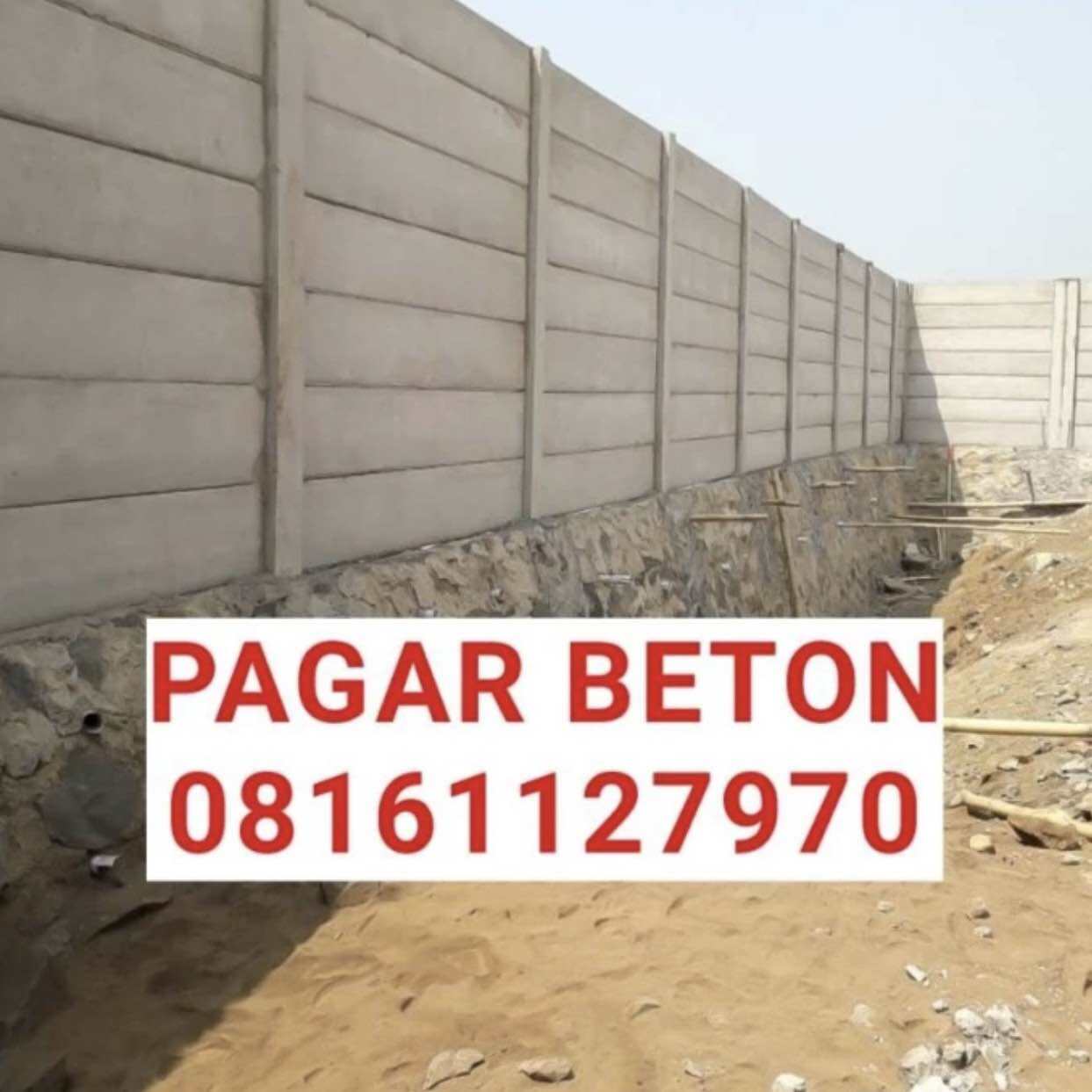 Pagar Beton / Pagar Panel Beton / Pagar Beton Precast / Arcon | Lazada ...