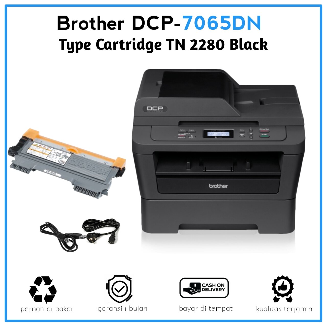 Printer Brother DCP-7065DN Print,Scan,ADF,Network duplex | Lazada Indonesia