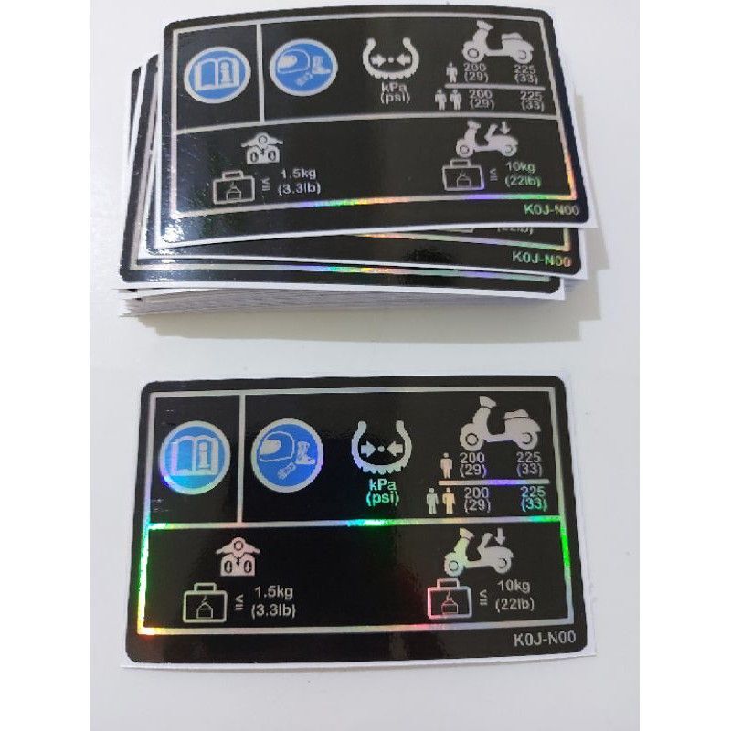 STICKER PERINGATAN HONDA NEW | Lazada Indonesia
