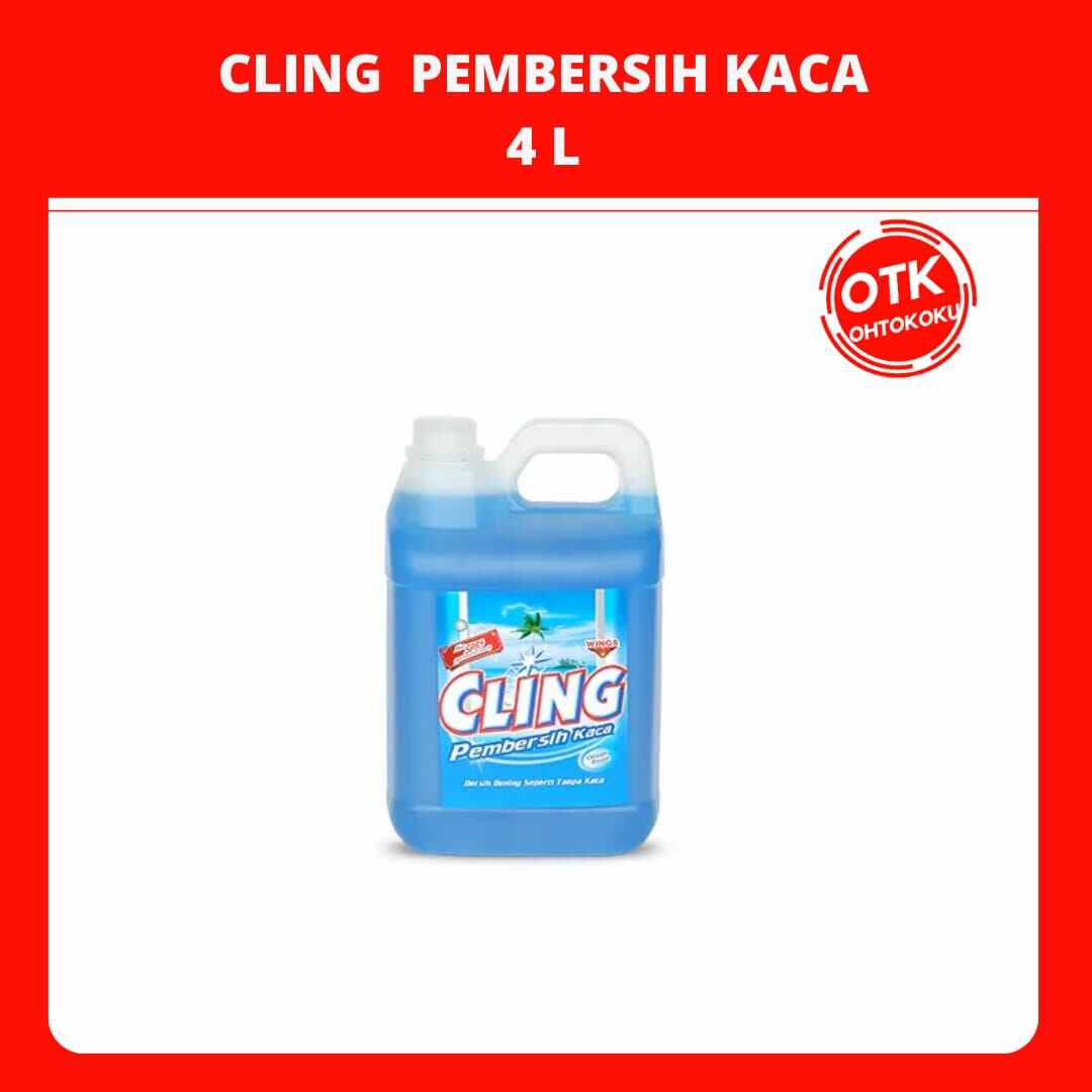 CLING PEMBERSIH KACA 4L JERIGEN | Lazada Indonesia