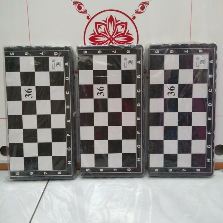 Papan Catur Plastik Ukuran 36 cm | Lazada Indonesia
