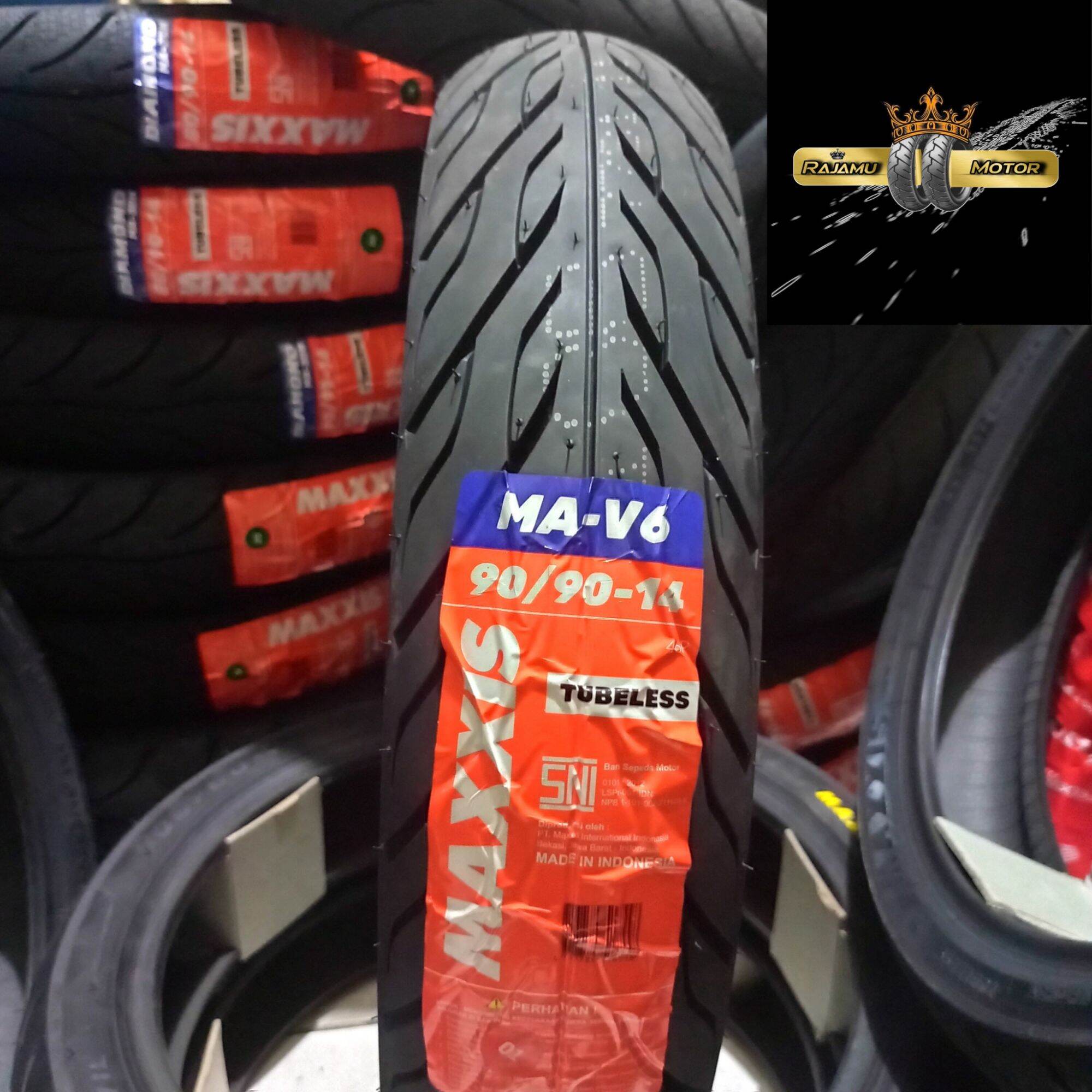 Ban Maxxis MAV6 90/90-14 Tubeless Ban Vario Ban Beat Tubeless | Lazada Indonesia