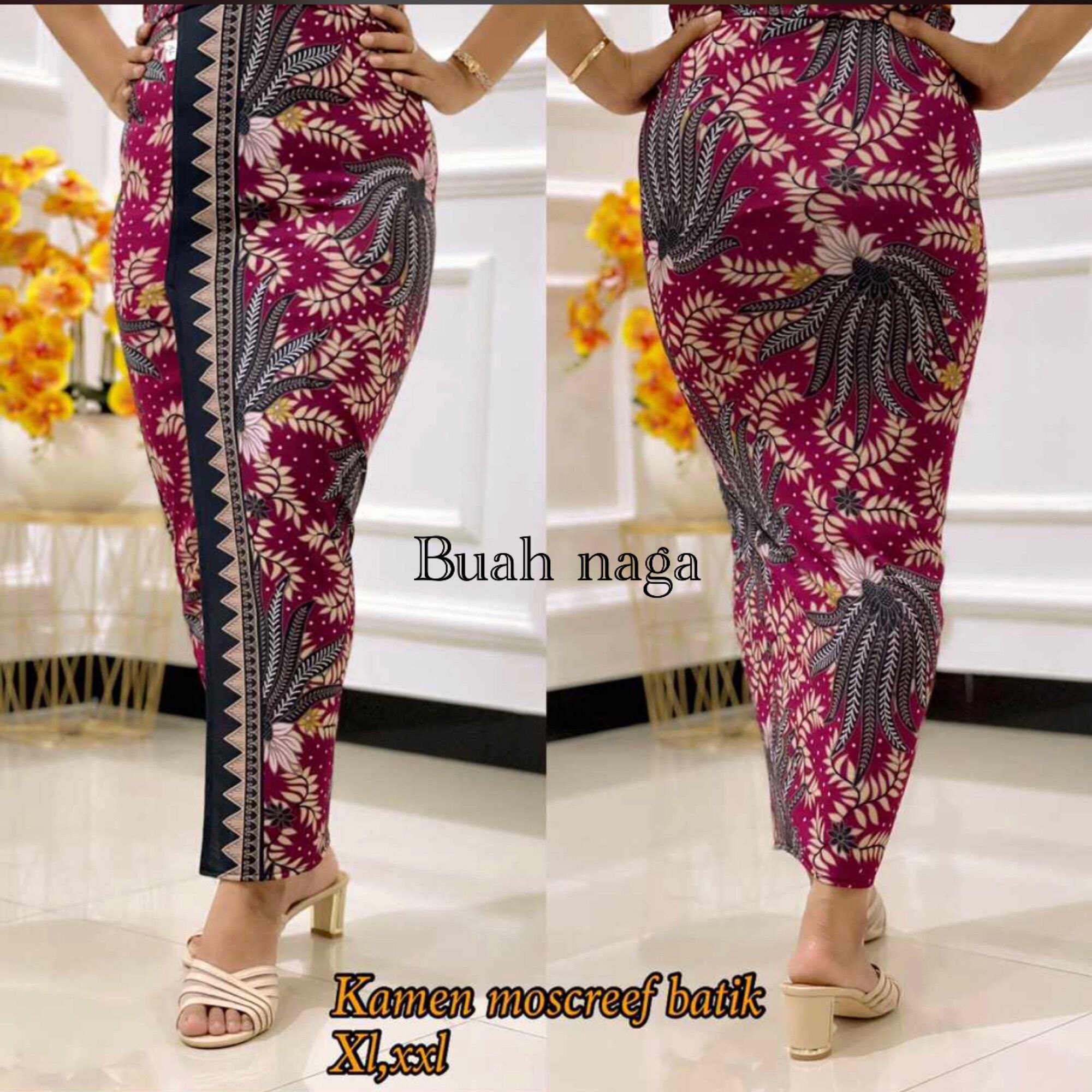 Kamen jadi moscref strait motif batik padi | Lazada Indonesia