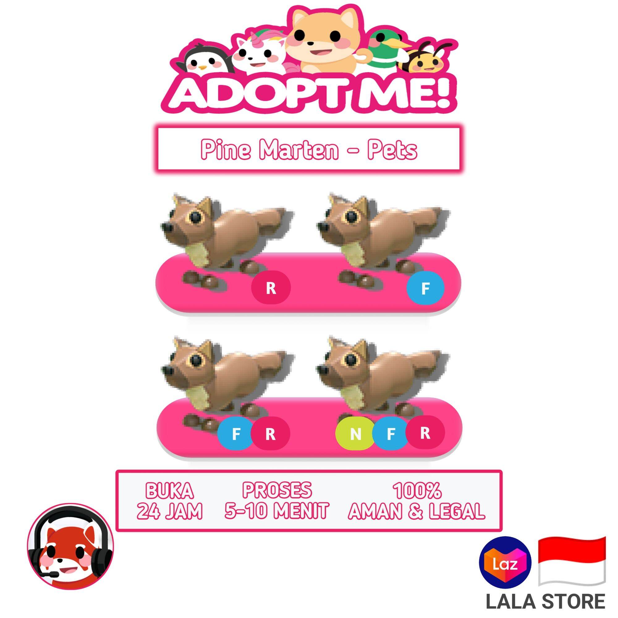 Adopt Me - Pine Marten - Roblox | Lazada Indonesia