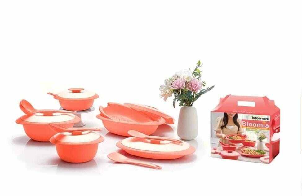 Bloomia Collection. Prasmanan Original. Warna Orange cantik. Satu set ...
