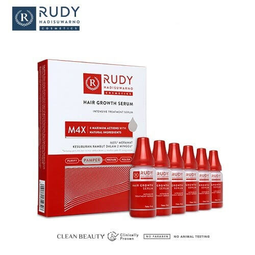 Rudy Hadisuwarno Hair Growth Serum 9ml x 6 /Serum rambut rontok /Serum ...