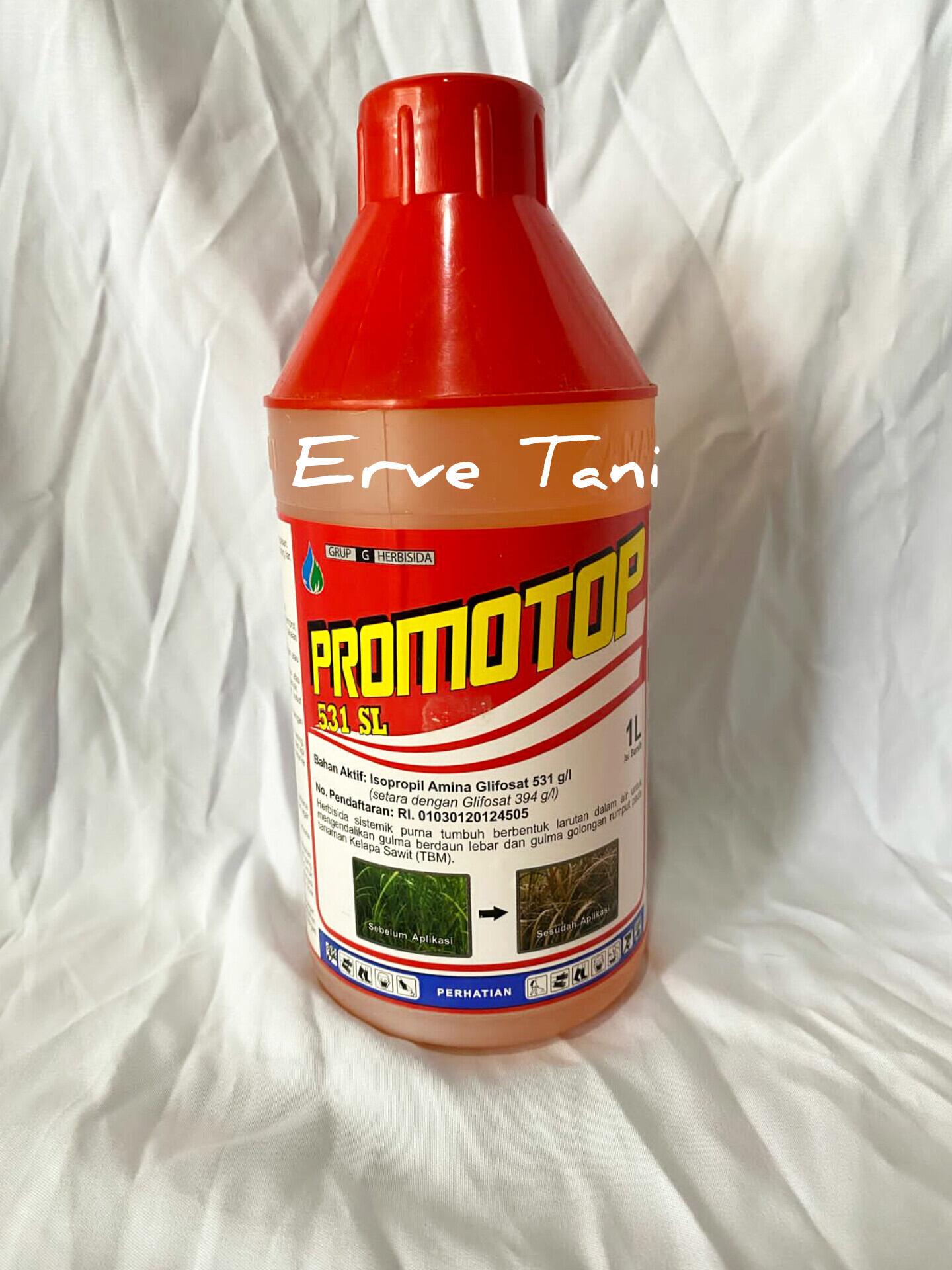 HERBISIDA PROMOTOP 531 SL KEMASAN 1 L / PESTISIDA RACUN RUMPUT ...