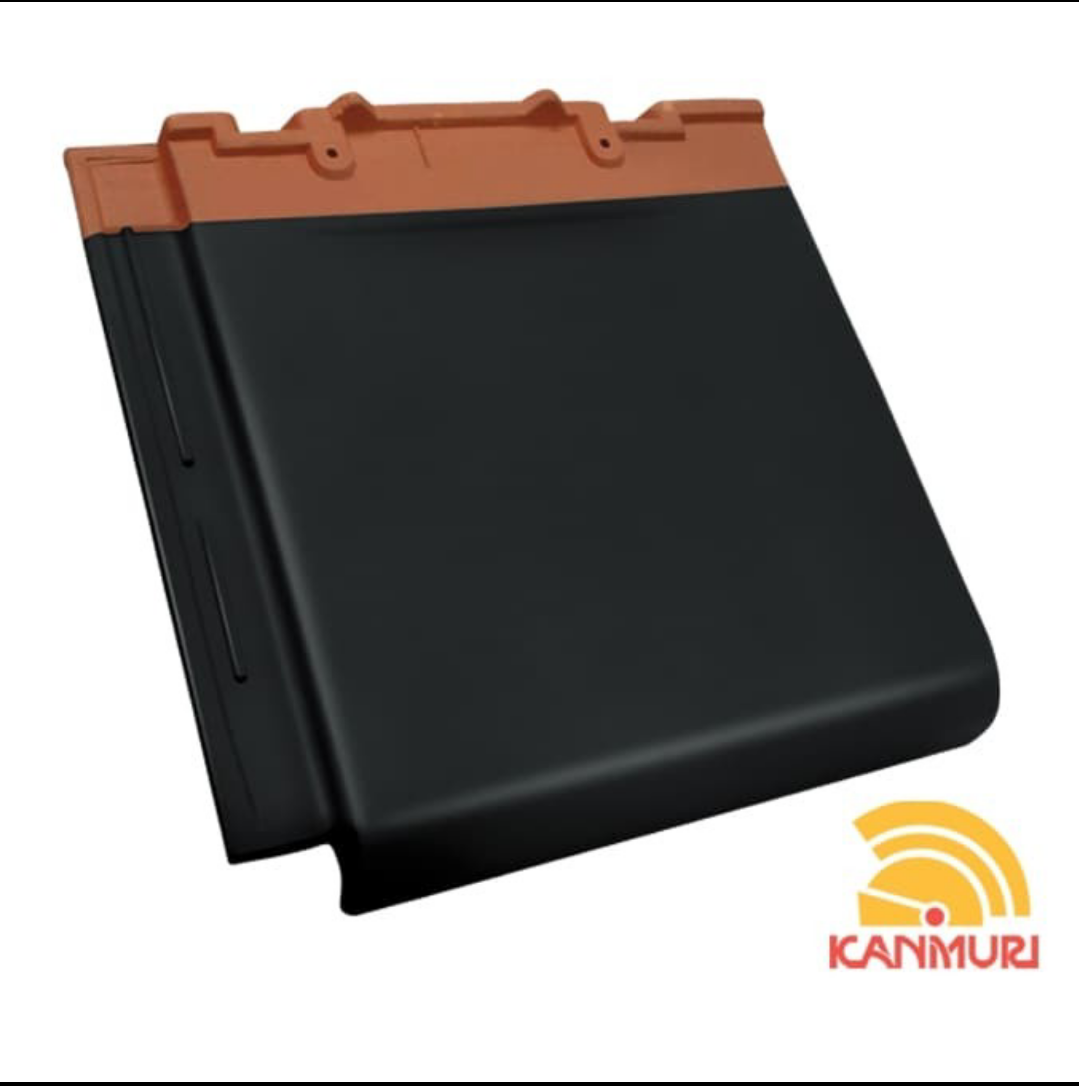 Genteng Keramik Kanmuri Full Flat Silk Black | Lazada Indonesia