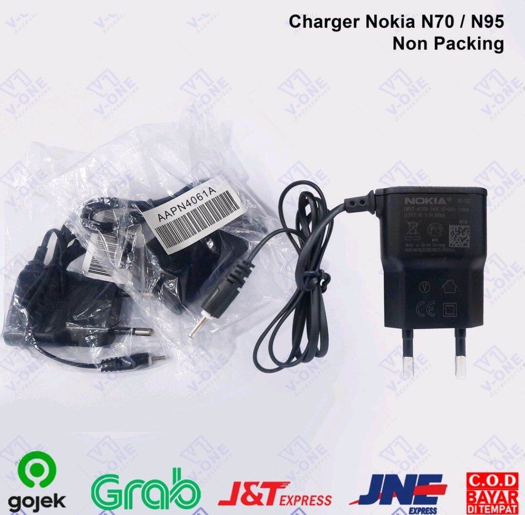 NON PACK CHARGER TC BATOK CHARGER NOKIA N70 N95 AC-15E ORIGINAL ...