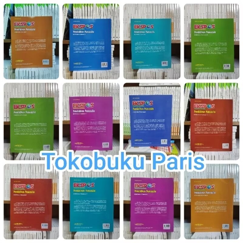 Buku EKSPOS Pendidikan Pancasila PPKn sd mi kelas 1A 1B 2A 2B 3A 3B 4A ...