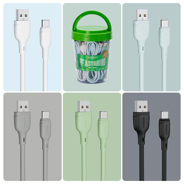 ROBOT Kabel Data RBC100C II Type-C 2.4 A / RBM 100 II Micro 2.1 A ...