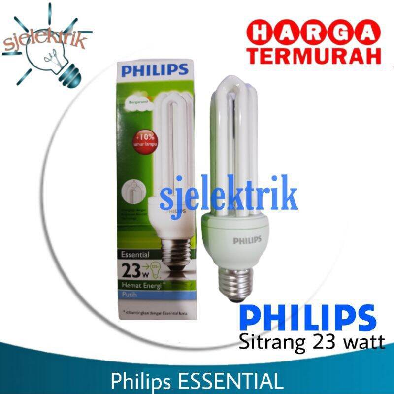 Lampu Philips Essential 23 w lampu jari 3u philips / ESS 23 WATT lampu ... Lampu Philips Essential 23 w lampu jari 3u philips / ESS 23 WATT lampu ...