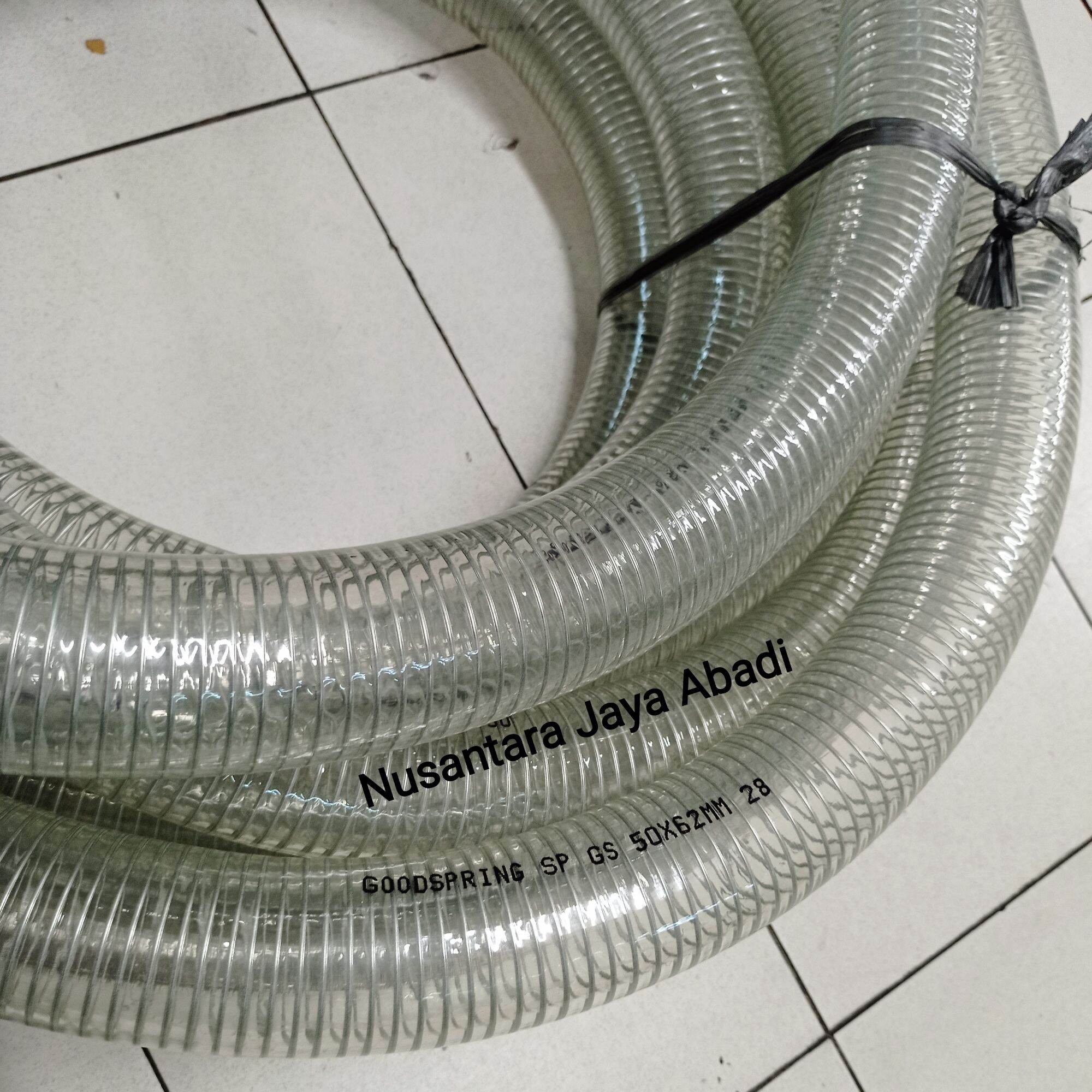 Selang Spiral Kawat Spring Transparan Bening 2 " inchi 50 mm | Lazada ...