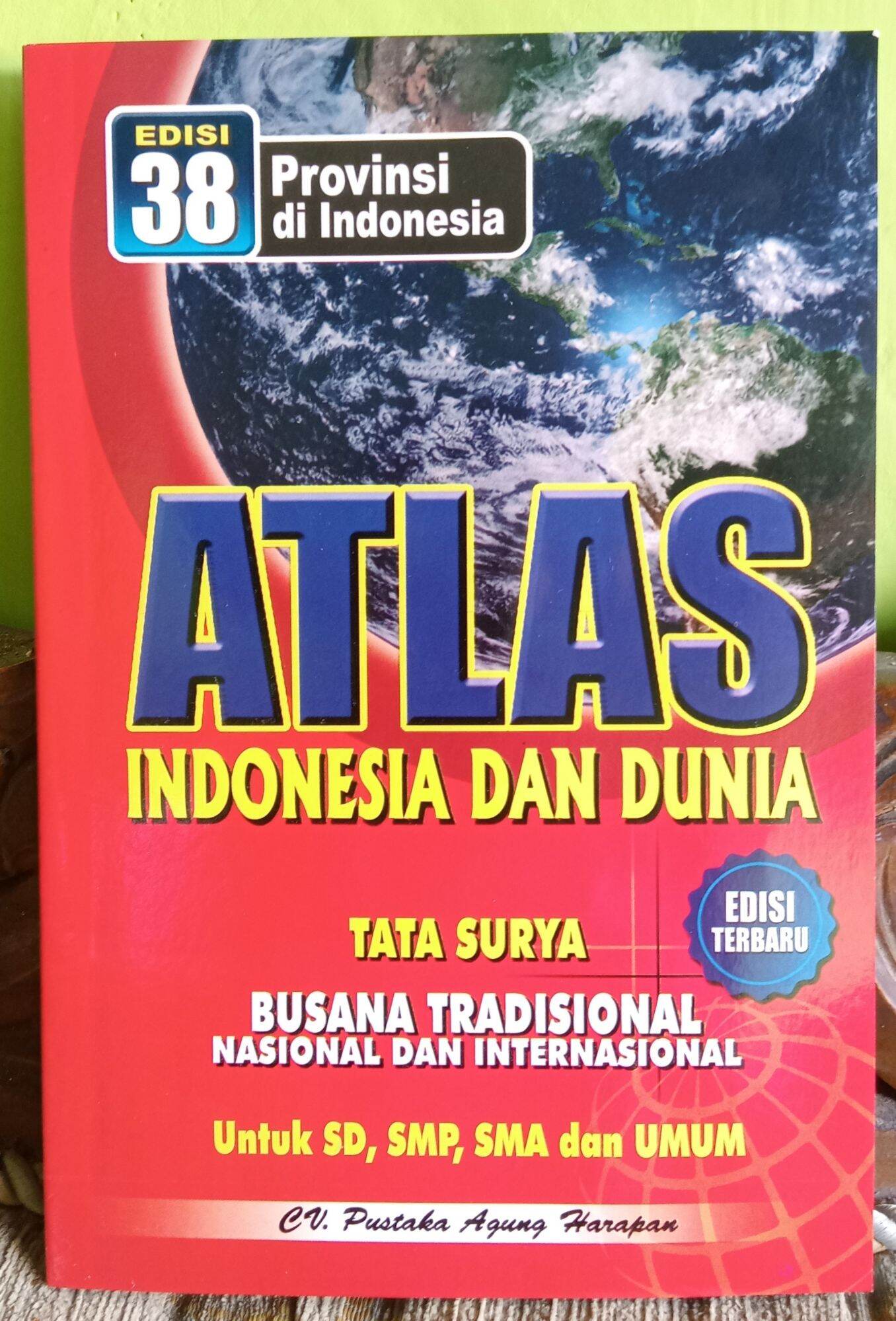 ATLAS INDONESIA DAN DUNIA 38 Provinsi di Indonesia | Lazada Indonesia