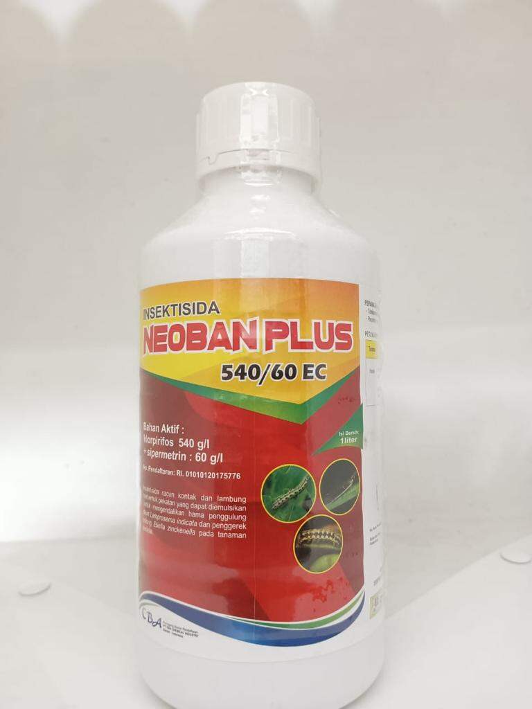 NEOBAN PLUS 540/60EC 1 L Insektisida Klorpirifos sipermetrin | Lazada ...
