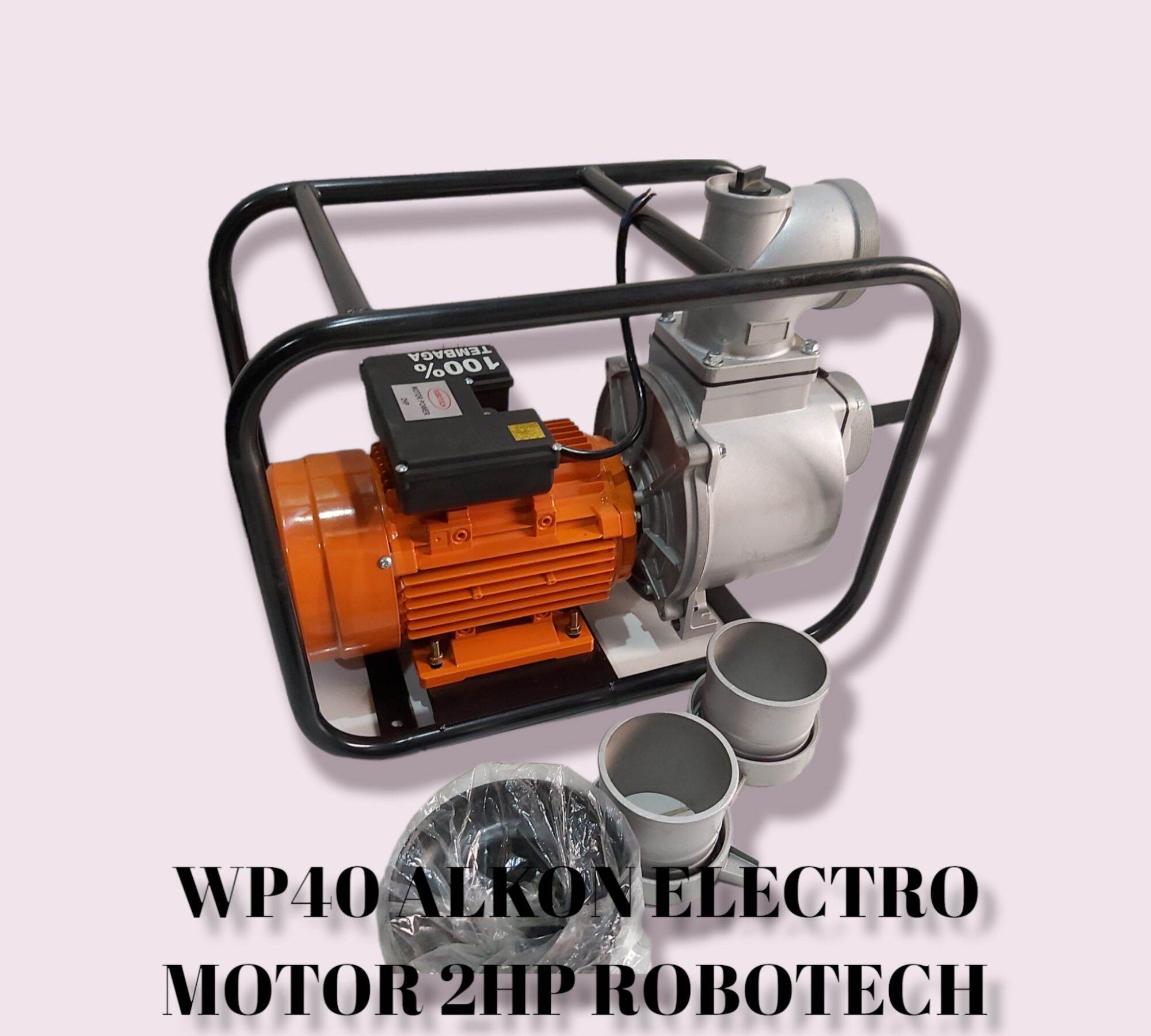 WP40 4INCH ALKON ELECTRO MOTOR 2HP ROBOTECH | Lazada Indonesia