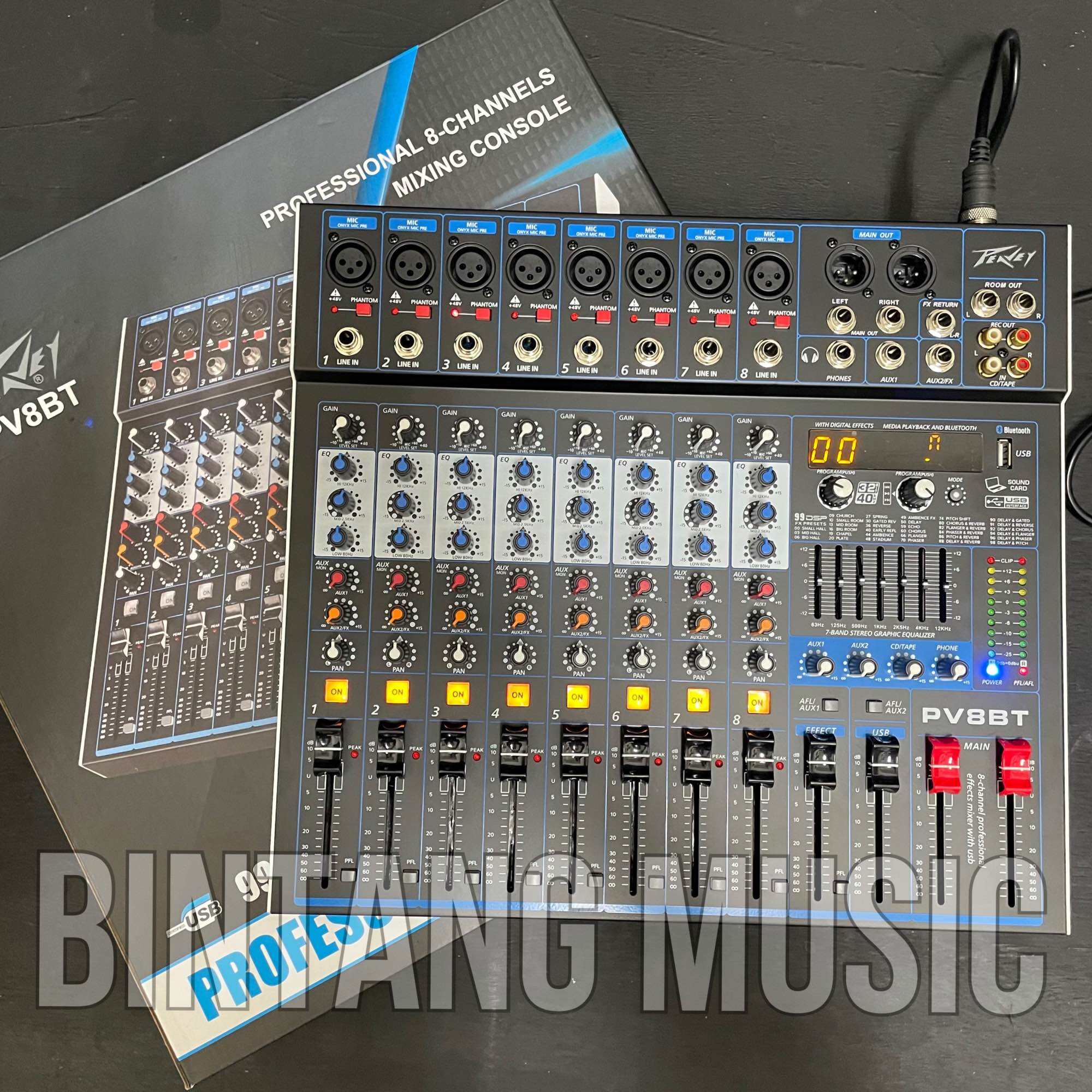 Mixer audio 8 channel peavey pv8bt | Lazada Indonesia Mixer audio 8 channel peavey pv8bt | Lazada Indonesia