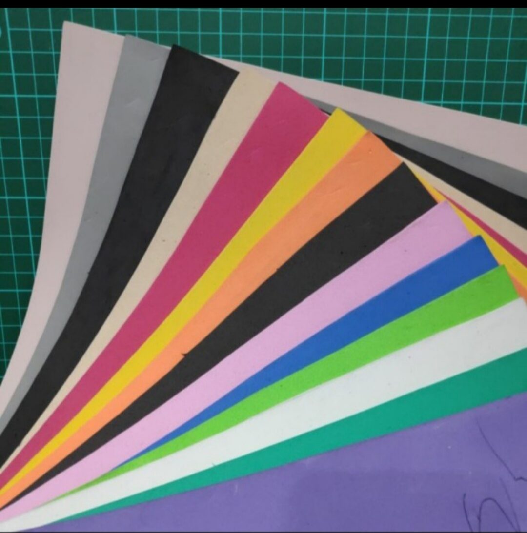 Busa ati paket isi.4 warna tebal.2 mm uk 40 x50 (merah biru hitam putih ...