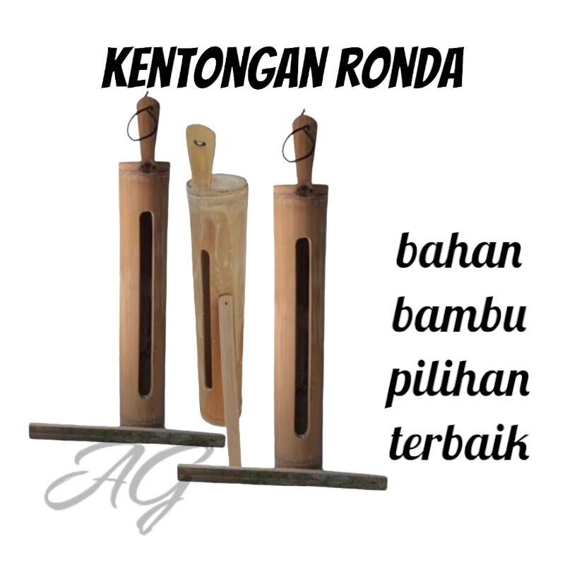 Kentongan BAMBU Ronda alat komunikasi tradisional jadul | Lazada Indonesia