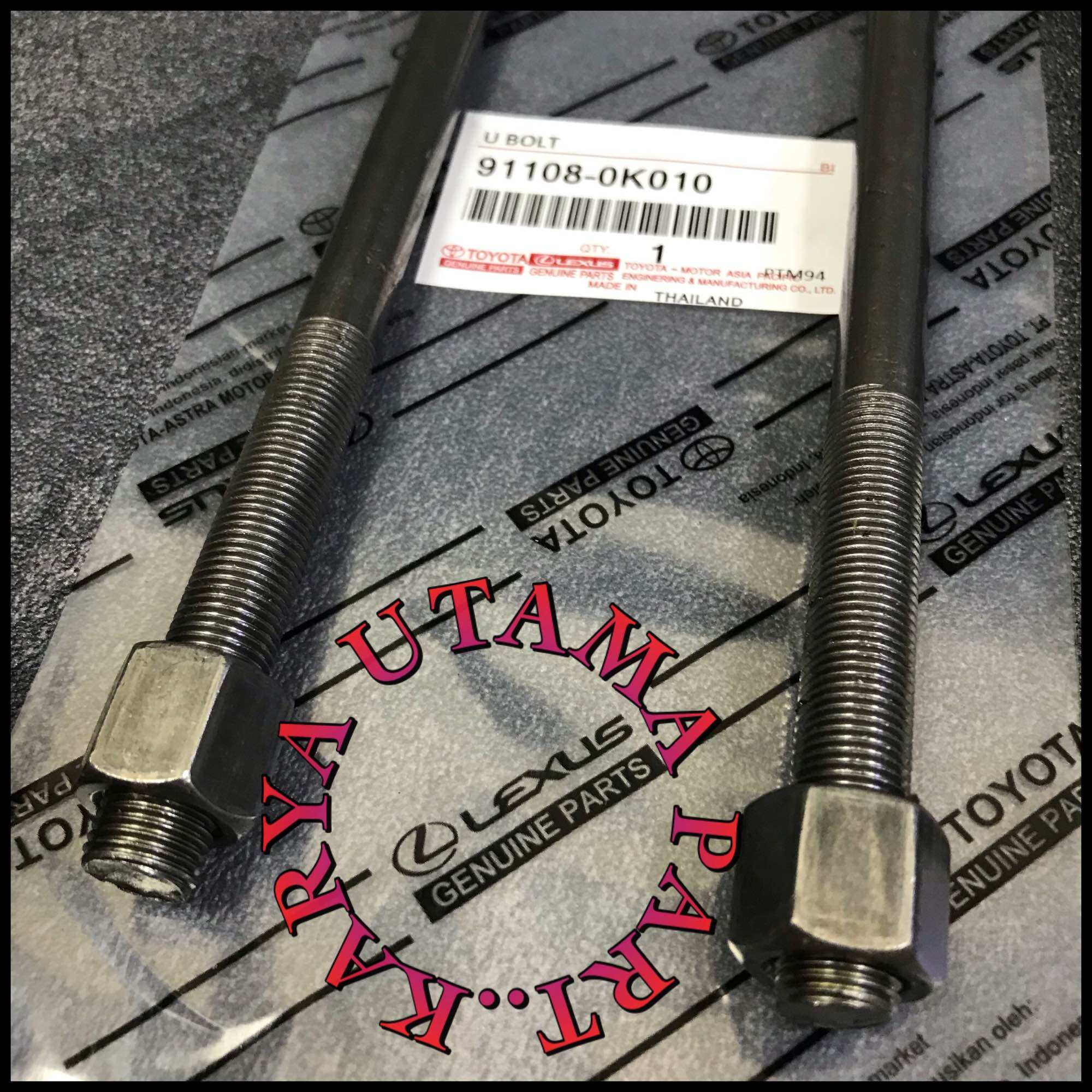 U Bolt Spring U Bolt Toyota Hilux Double Cabin Vigo 91108-OK010/90117 ...