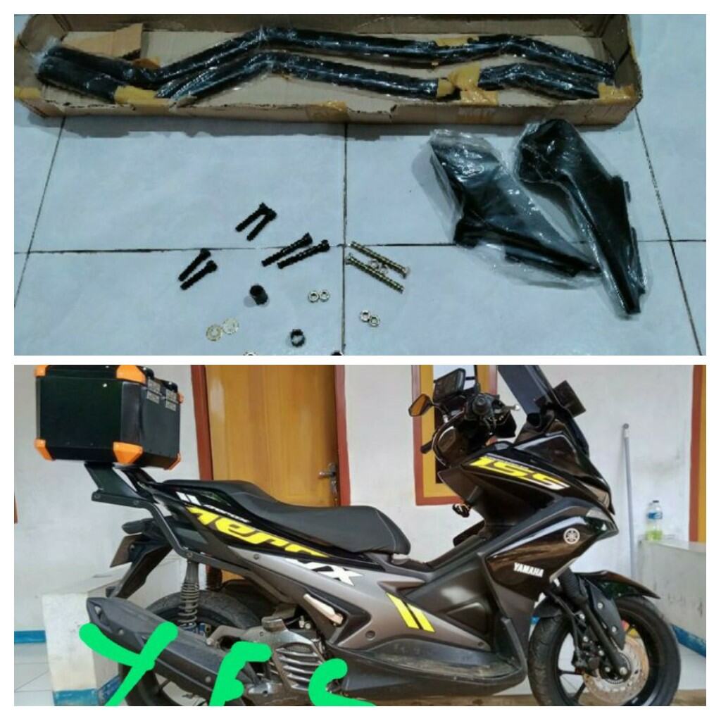Bracket box YAMAHA AEROX 155 Old dan All New Aerox Connected 155 breket ...