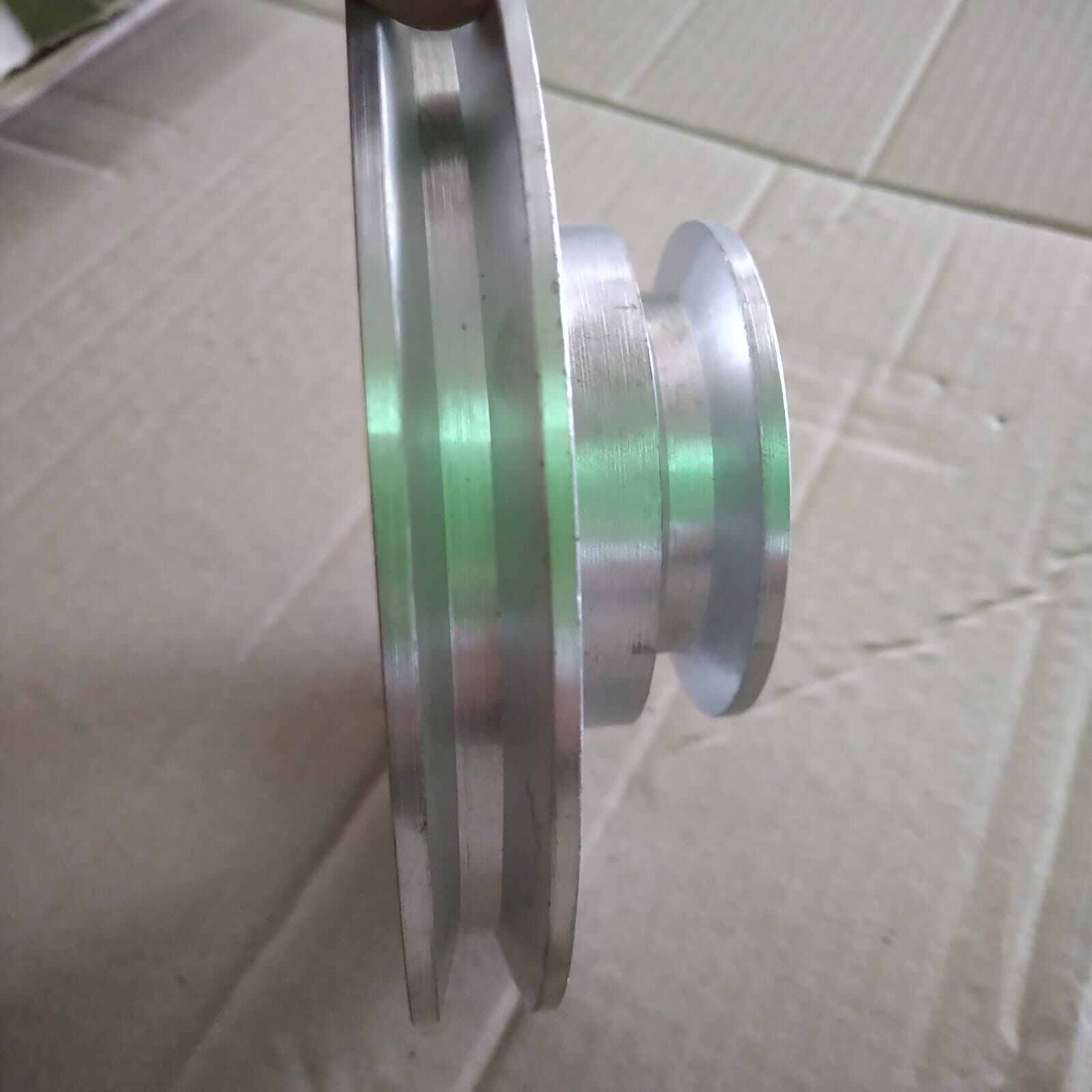 Pulley / Pully / Puli Kombinasi A2 6x3 inch As 24mm Poli Alumunium ...