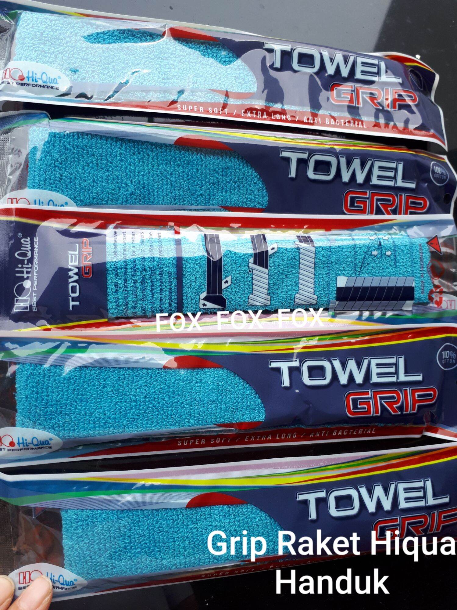 Fox- Grip Raket Handuk HiQua 100% Ori | Lazada Indonesia