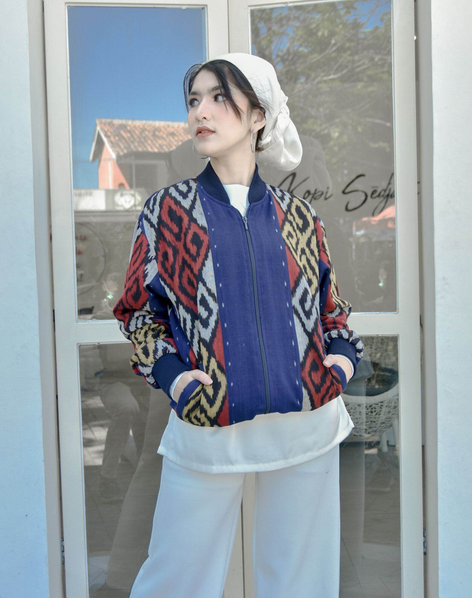 Jaket Manaka Etnik Tenun Ikat Dakara Indonesia | Lazada Indonesia