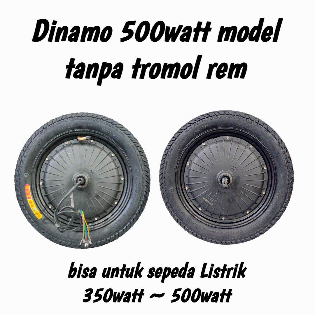 Dinamo Sepeda Listrik 350w/500w/600W/48V & 1000W / R10 GRATIS BAN ...