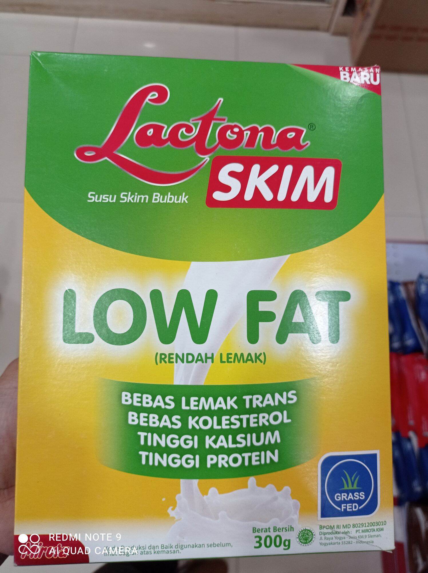 lactona skim susu tinggi kalsium,tinggi protein,rendah lemah | Lazada ...