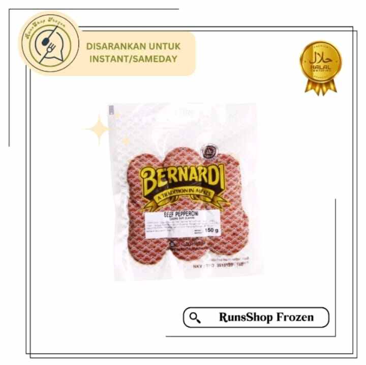 Bernardi Beef Pepperoni 150 gr / Beef Patty Burger Sandwich Hotdog ...