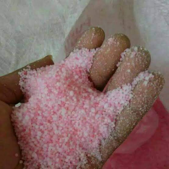 Pupuk Urea Pink Nitrogen 46% Penyubur daun & tanaman kemasan Repack 5kg ...