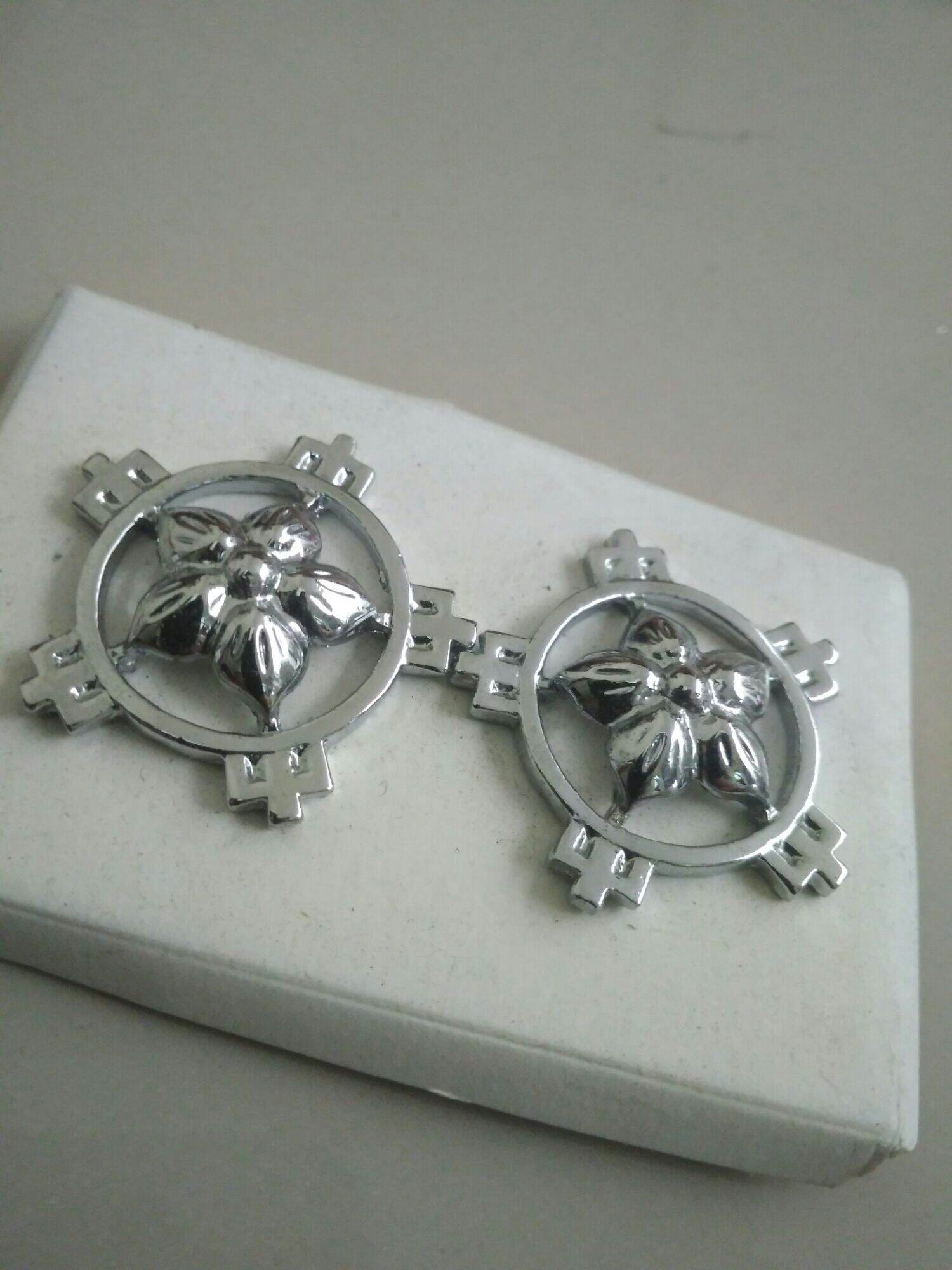 monogram ASN silver pin kerah asn | Lazada Indonesia