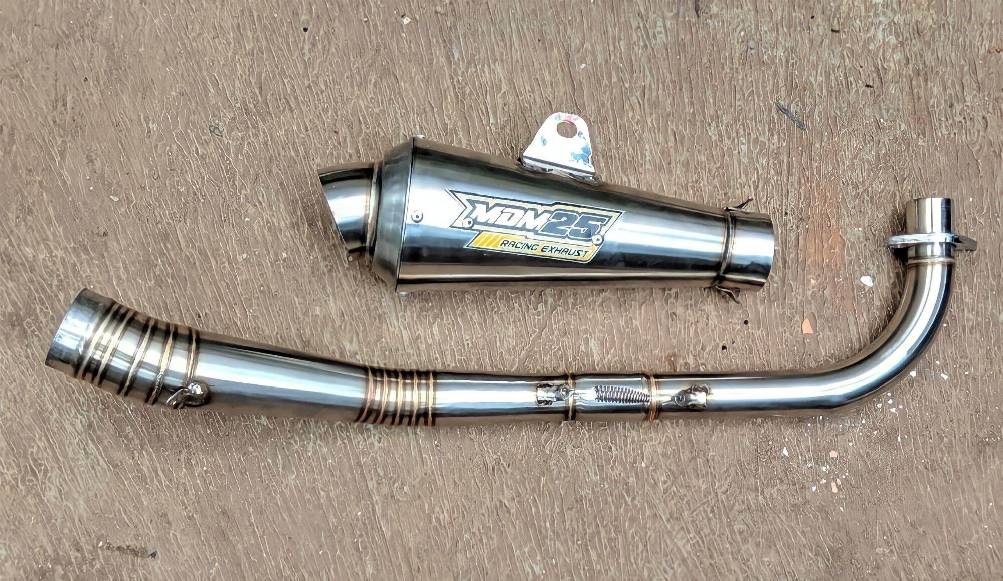 knalpot bebek 200cc sleep engine original mdm25 racing exhaust | Lazada ...