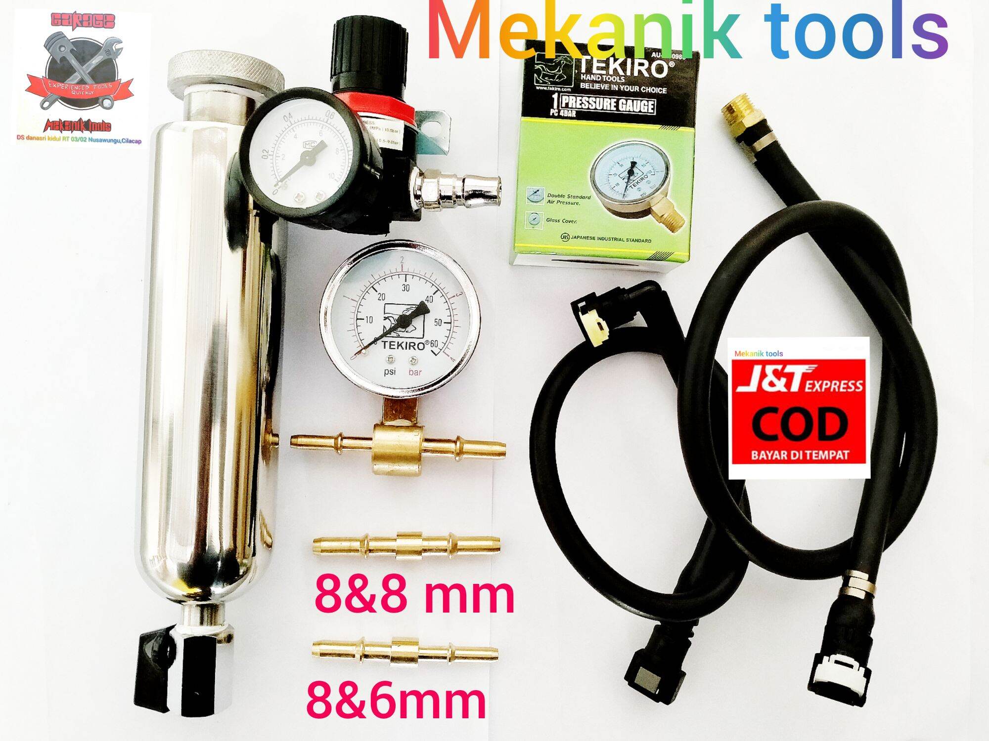 TABUNG INFUS INJECTOR INJEKSI ALAT SERVIS MOTOR INJEKSI BAHAN STAINLES ...