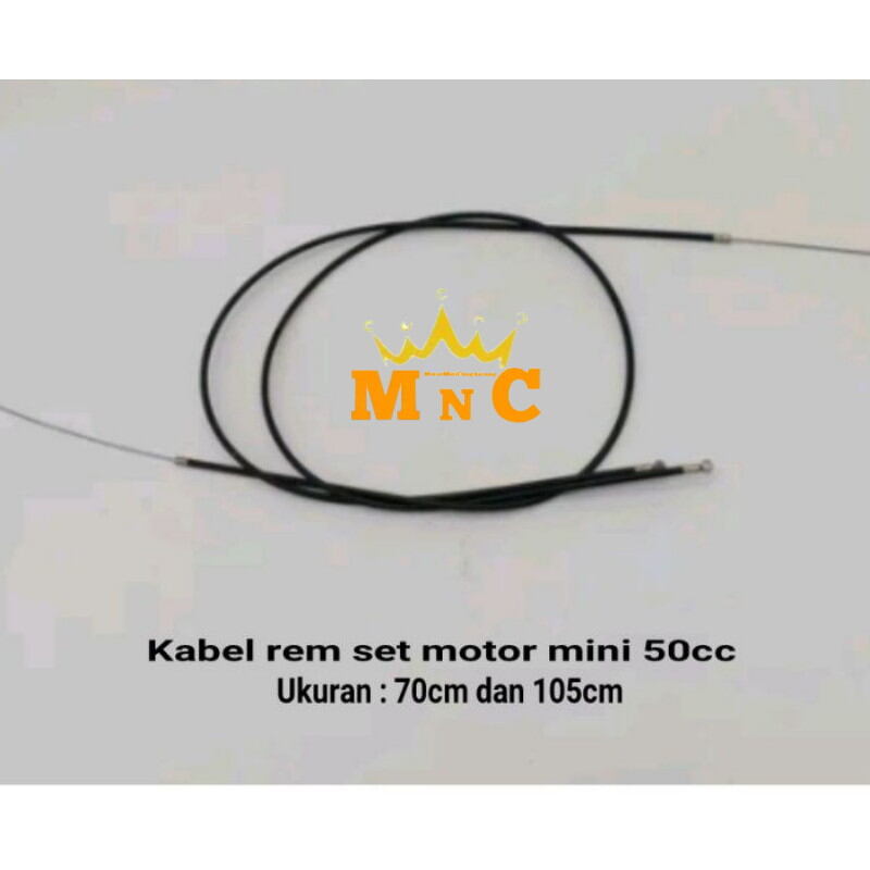 kabel rem/tali rem motor mini trail/gp/atv/mesin rumput 49/50cc ...