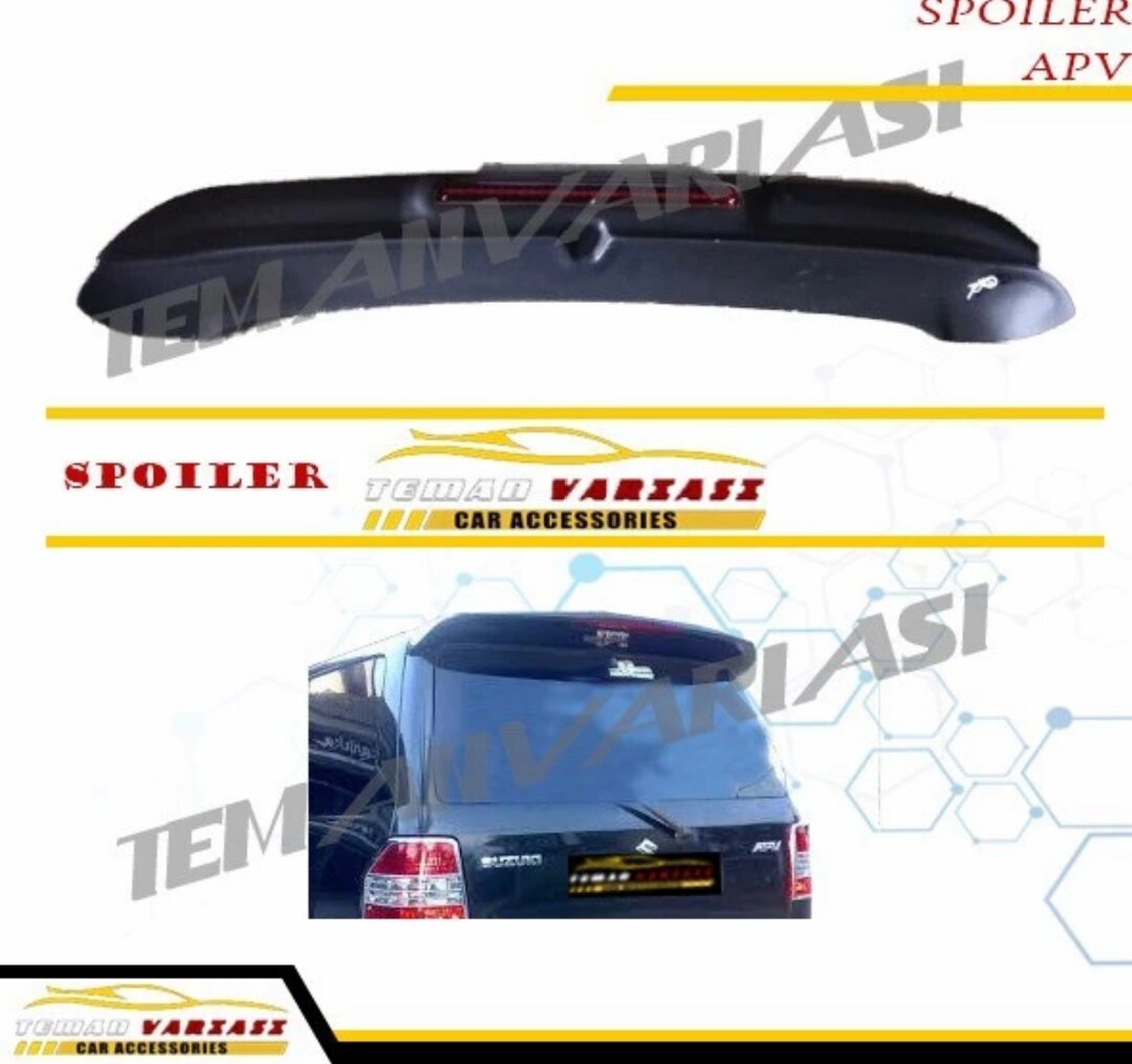 SPOILER SAYAP BELAKANG LAMPU TOPI BELAKANG MOBIL SUZUKI APV ARENA FIBER ...