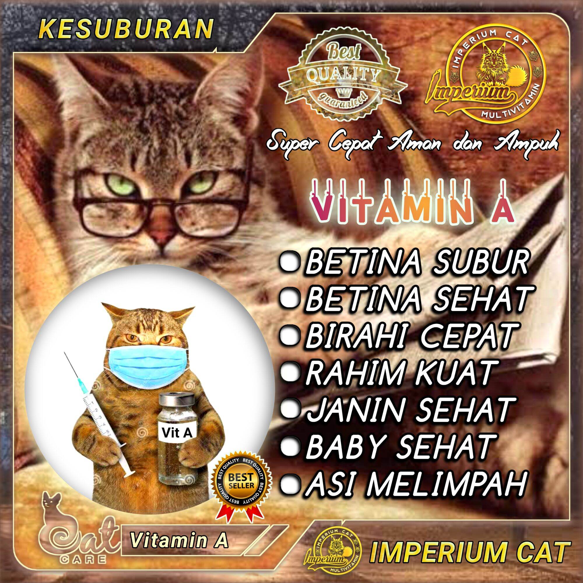 Vitamin Kucing A dijamin Super Ampuh | Vitamin Kesuburan Betina dan ...