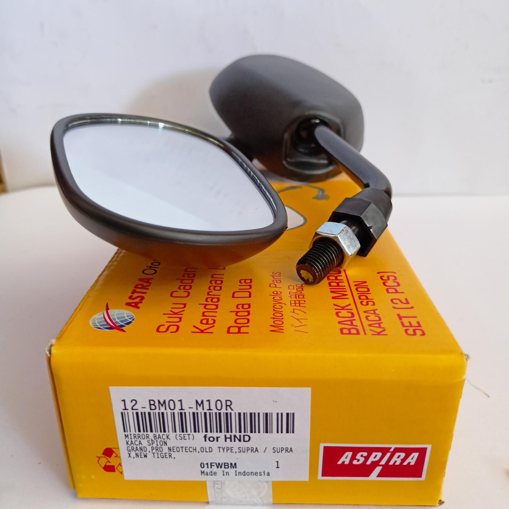 Spion Elegant ASPIRA untuk SEMUA MOTOR HONDA original Aspira | Lazada ...