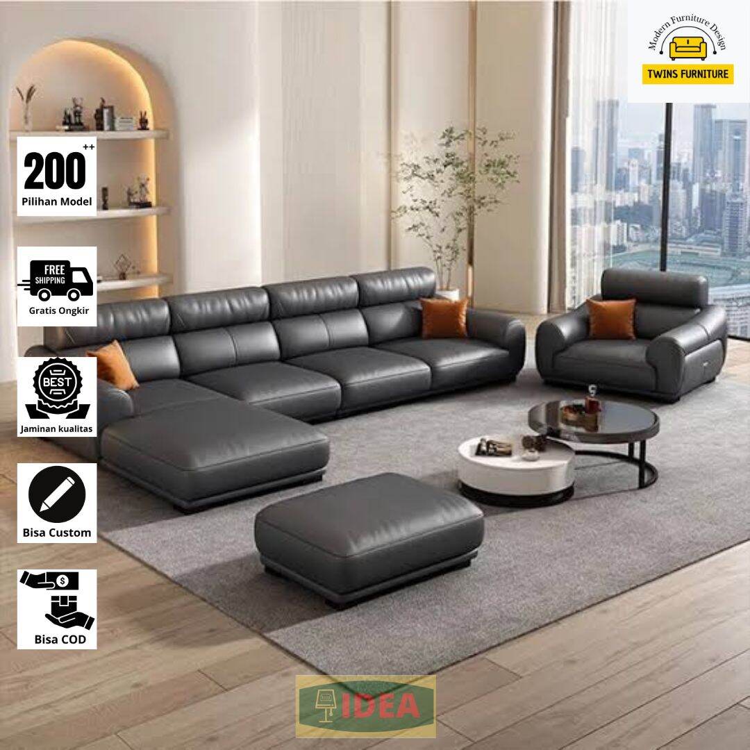 IDEA - Sofa Furniture Elegant Letter L | Lazada Indonesia