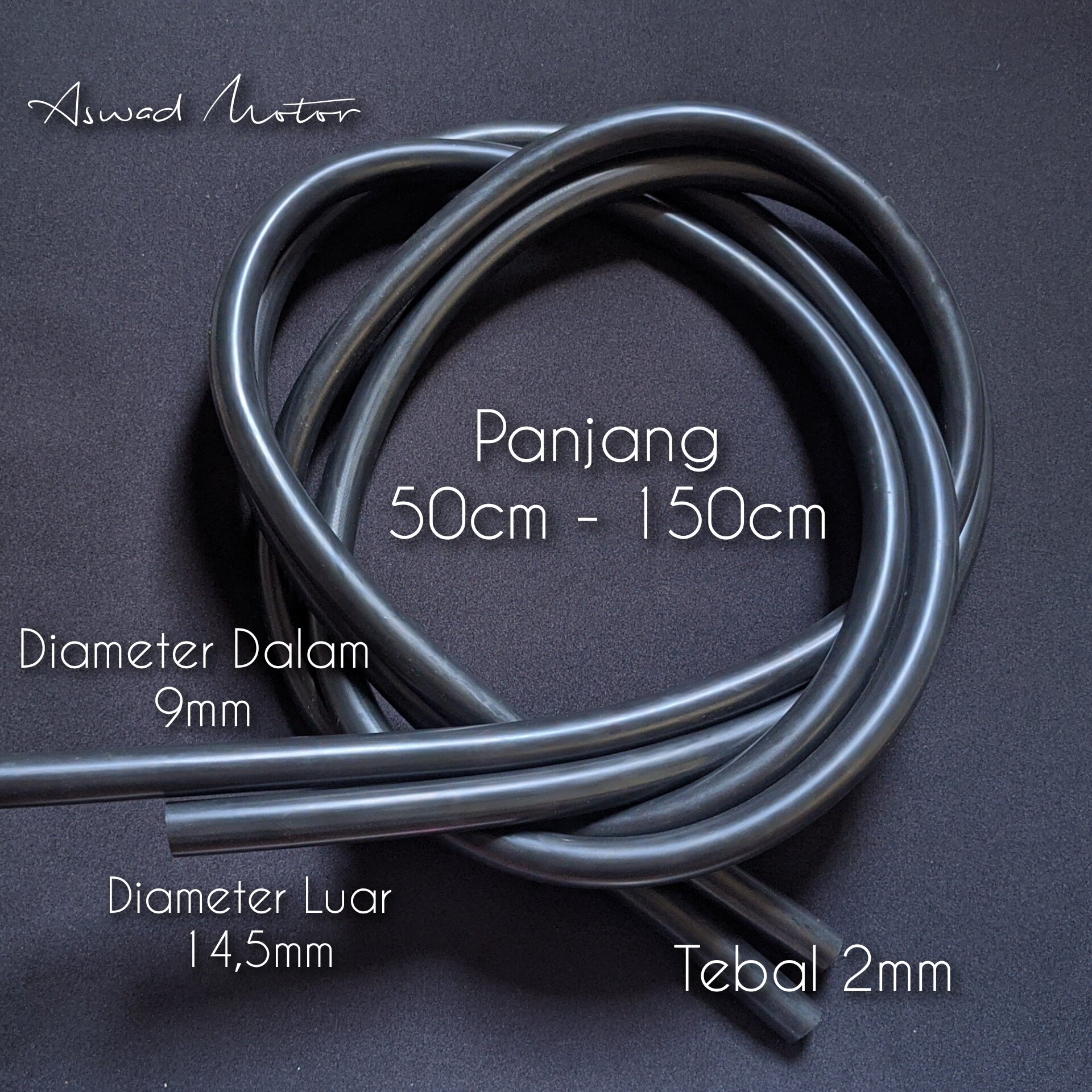 Selang Hawa Besar Mobil Universal Diameter 9mm / Selang Universal Mobil ...