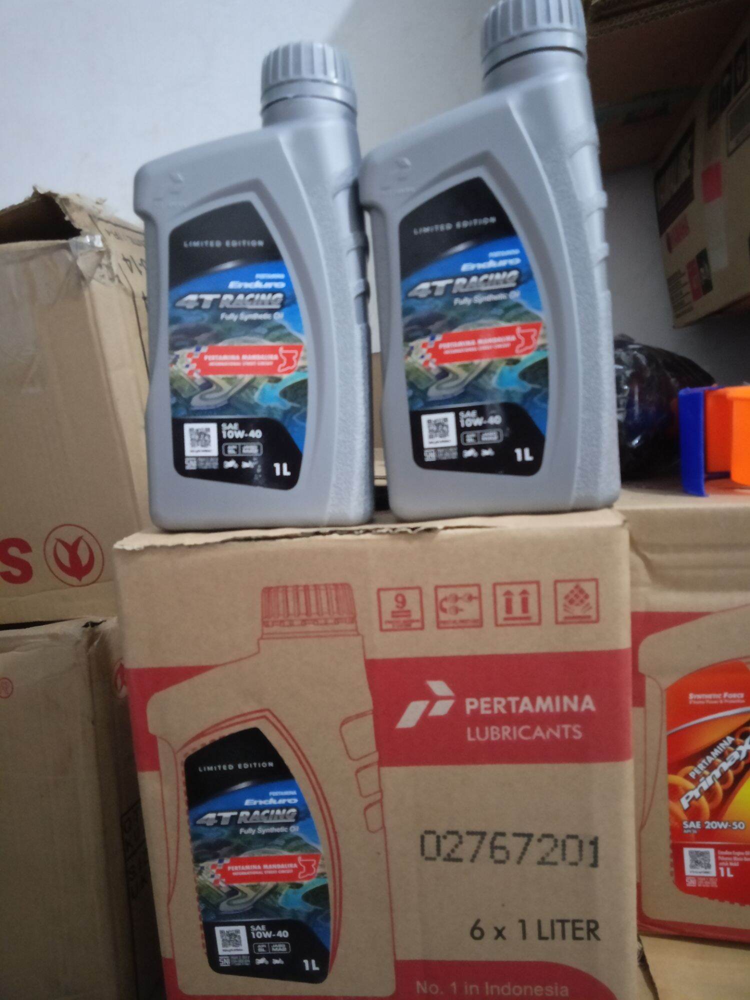 1 dus oli Pertamina Enduro racing 1 liter isi 6 botol | Lazada Indonesia