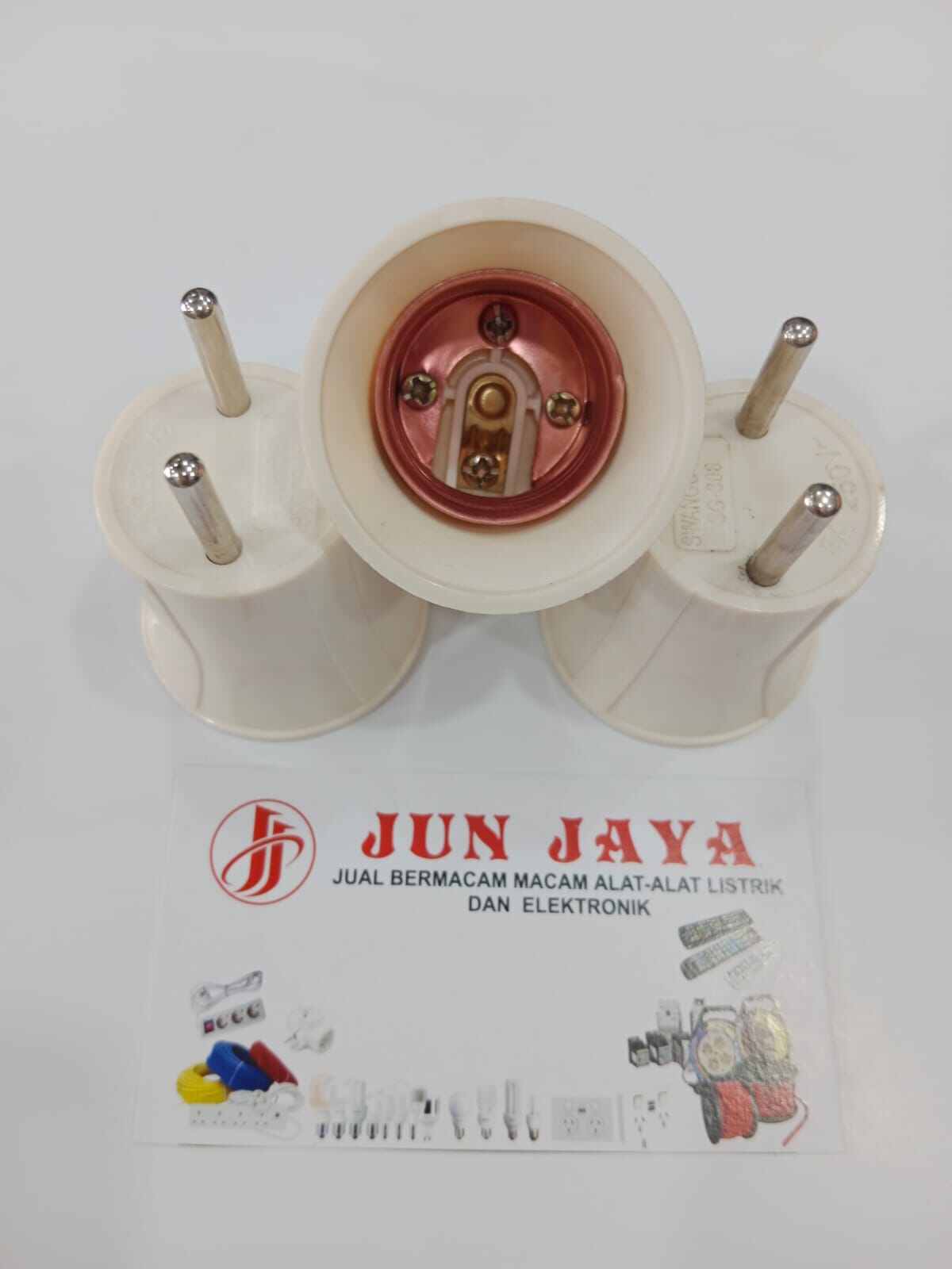 Fiting Fitting Colok Lurus Tanpa Saklar Bakelite Anti Bakar | Lazada ...