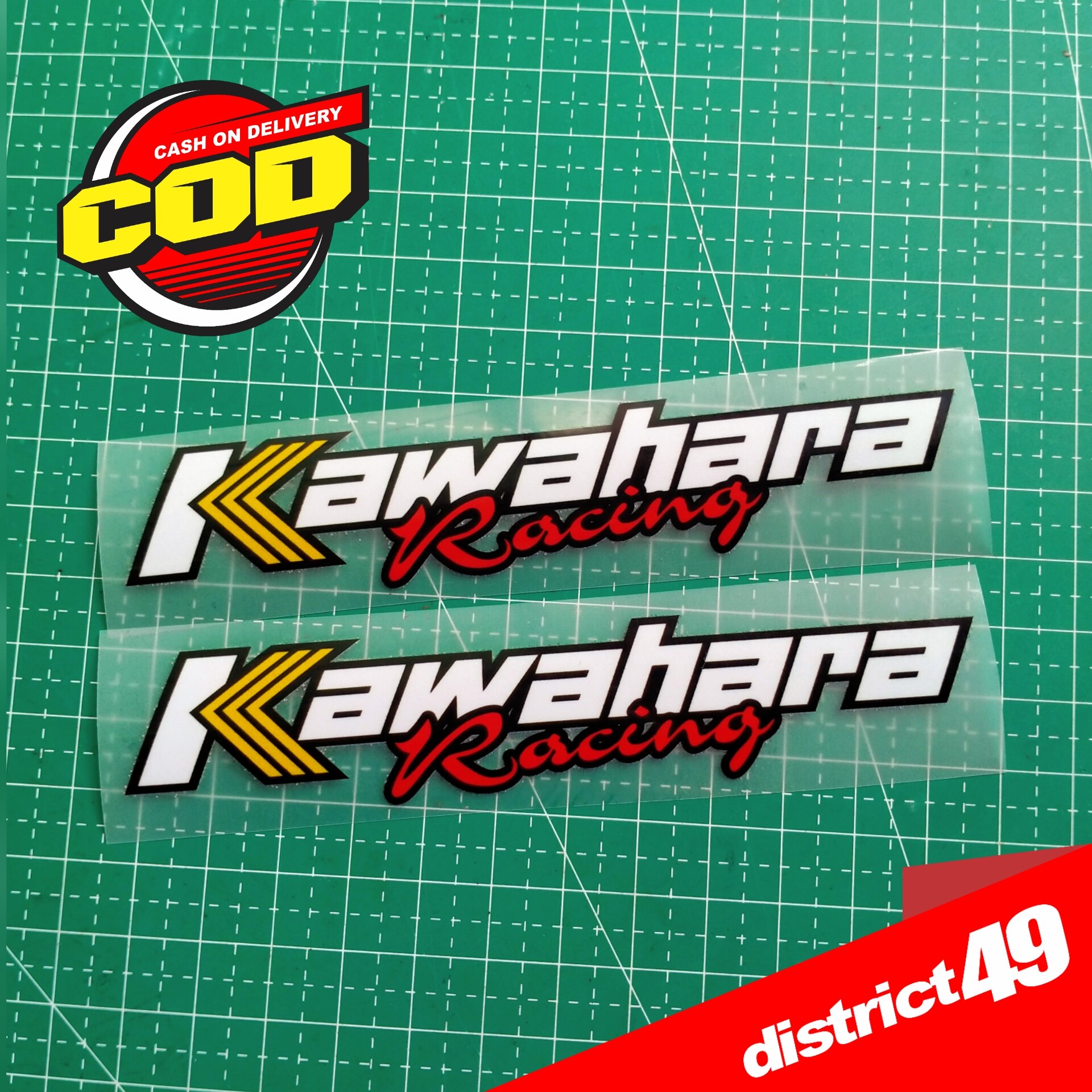 Sablon setrika Logo - Sablon KAWAHARA RACING - sablon DTF untuk Kaos ...
