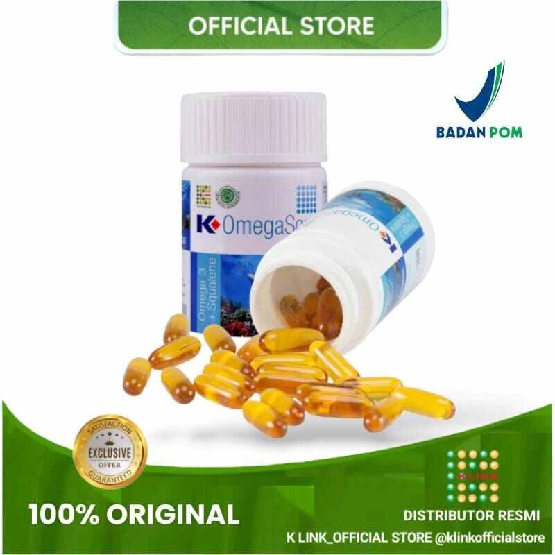 𝐎𝐅𝐅𝐈𝐂𝐈𝐀𝐋 𝐒𝐓𝐎𝐑𝐄 OMEGA SQUA PLUS ORIGINAL OMEGA 3 ASLI 30 | Lazada Indonesia